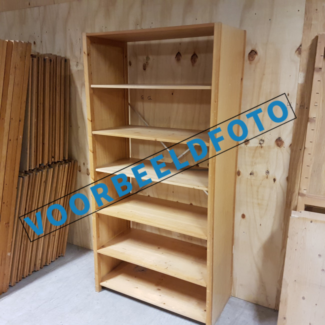 Lundia houten stellingkast - 250 cm hoog, 1,03 meter breed, 30 cm diep ...